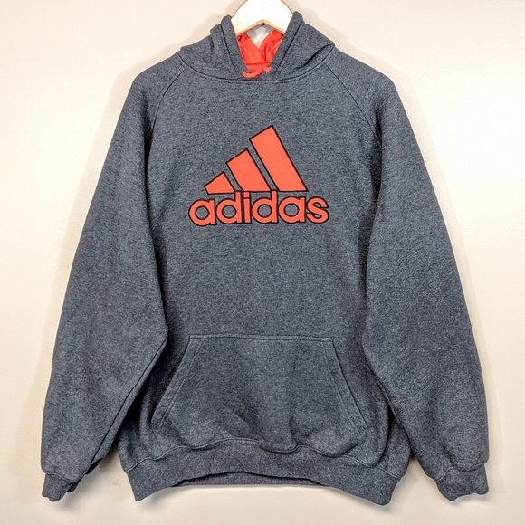 adidas | Shirts | Adidas Logo Hoodie | Poshmark